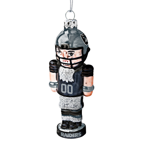 Las Vegas Raiders Glass Nutcracker Ornament – Fan Treasures