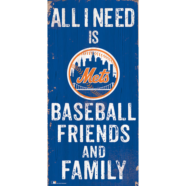 New York Mets Friends & Family Wooden Sign – Fan Treasures