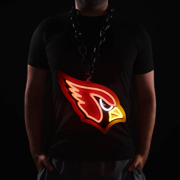 Arizona Cardinals 10" Neon Light Up Big Logo Fan Chain – Fan Treasures