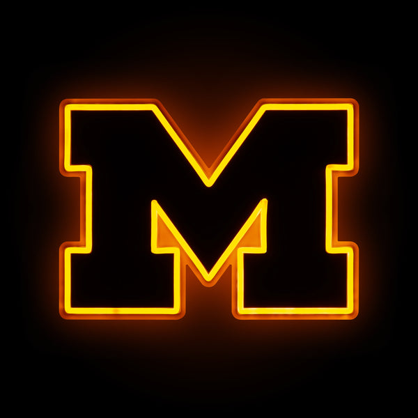 Michigan Wolverines 15" Neon Light Up Team Logo Sign – Fan Treasures