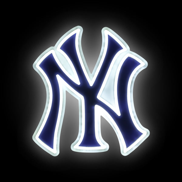New York Yankees 15" Neon Light Up Team Logo Sign – Fan Treasures