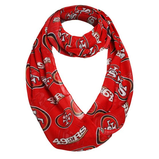 San Francisco 49ers Team Logo Infinity Scarf – Fan Treasures