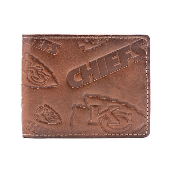 Kansas City Chiefs All-Over Embossed Bifold Wallet – Fan Treasures