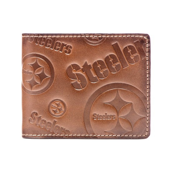 Pittsburgh Steelers All-Over Embossed Bifold Wallet – Fan Treasures