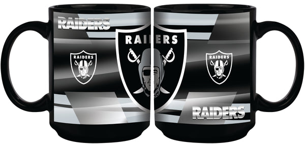 Las Vegas Raiders 11oz. Shadow Sublimated Coffee Mug - Black – Fan ...