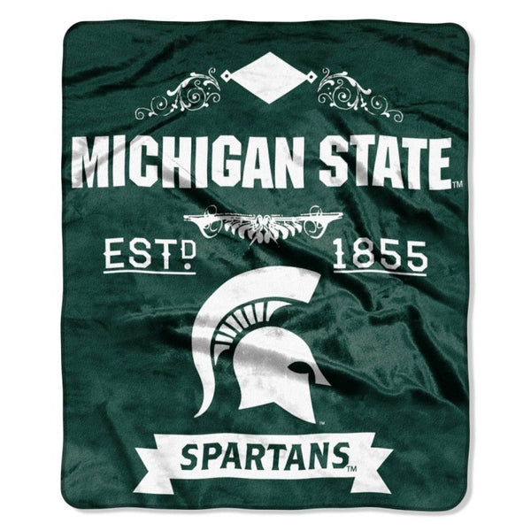 Michigan State Spartans Label Royal Plush – Fan Treasures