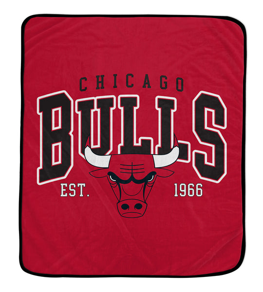 Chicago Bulls 50" x 60" Vintage Arch Block Blanket – Fan Treasures