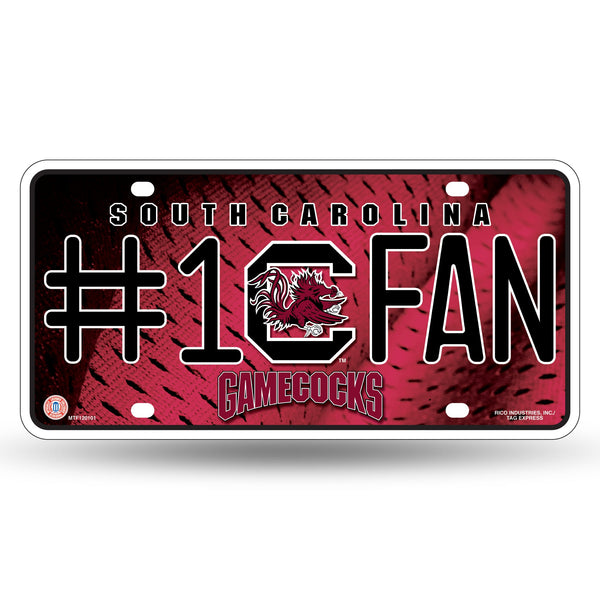South Carolina Gamecocks # 1 Fan License Plate – Fan Treasures