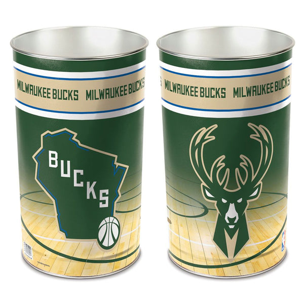 Milwaukee Bucks Trash Can – Fan Treasures