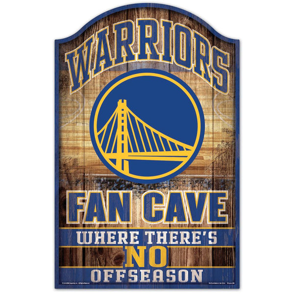 Golden State Warriors Fan Cave Wood Sign – Fan Treasures