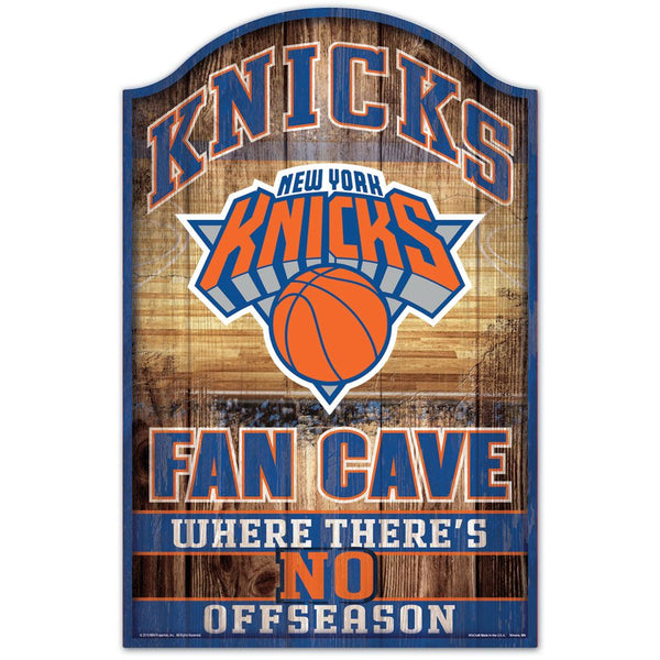 New York Knicks Fan Cave Wood Sign – Fan Treasures