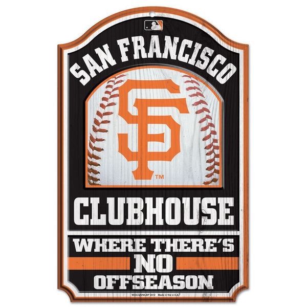 San Francisco Giants Fan Cave Wood Sign – Fan Treasures