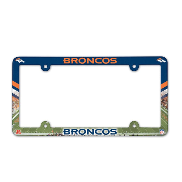 Denver Broncos Color Plastic License Plate Frame – Fan Treasures