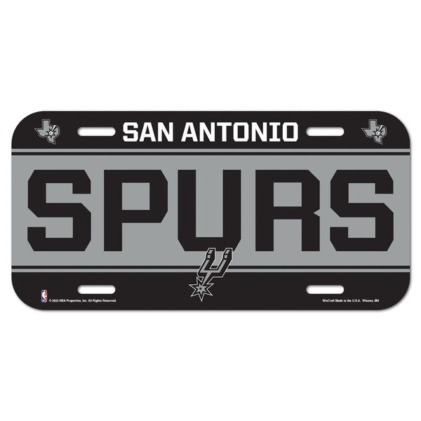 San Antonio Spurs Plastic License Plate – Fan Treasures