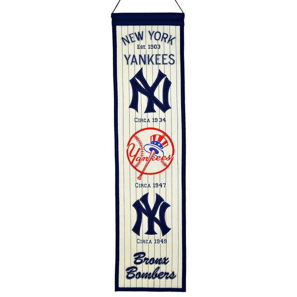 New York Yankees Heritage Banner – Fan Treasures