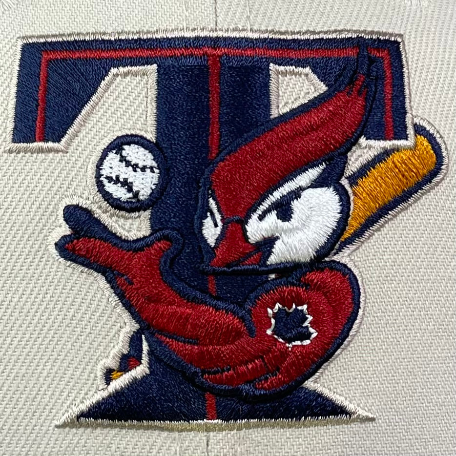 Toronto Blue Jays Stone/Navy with Gray UV 40th Season Sidepatch 5950 ...