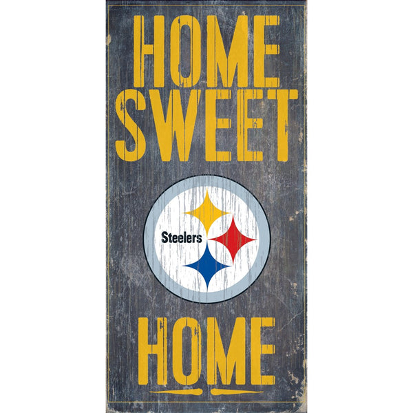 Pittsburgh Steelers Home Sweet Home Wooden Sign – Fan Treasures