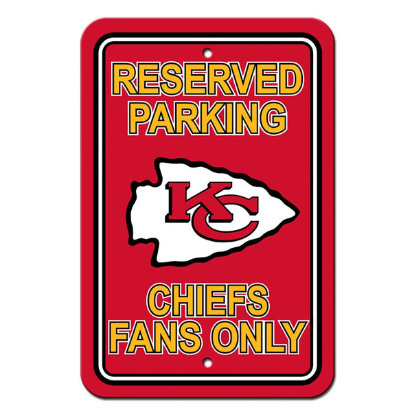 Kansas City Chiefs Reserved Parking Sign – Fan Treasures