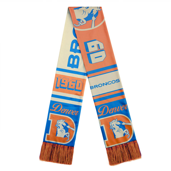 Denver Broncos Reversible Retro Scarf – Fan Treasures