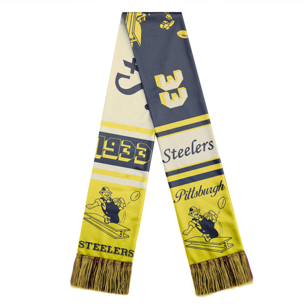 Pittsburgh Steelers Reversible Retro Scarf – Fan Treasures