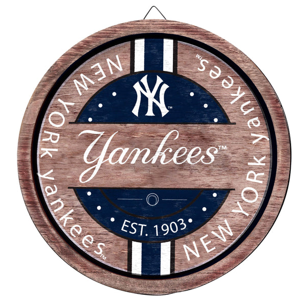New York Yankees Wooden Barrel Sign – Fan Treasures