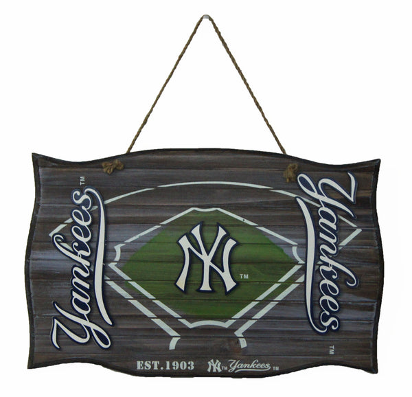 New York Yankees Wood Field Door Sign – Fan Treasures
