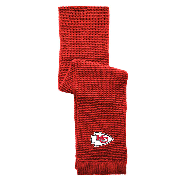 Kansas City Chiefs Embroidered Logo Waffle Scarf – Fan Treasures