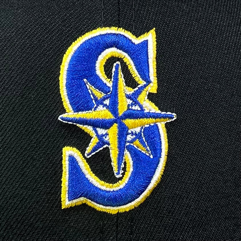 Seattle Mariners Black with Green UV 40th Anniversary Sidepatch 5950 ...
