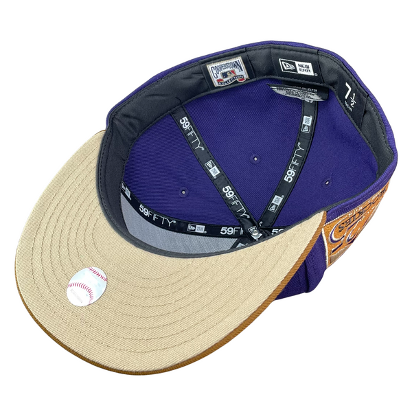 59FIFTY Colorado Rockies Purple/Peanut/Camel 25 Years Patch – Fan Treasures