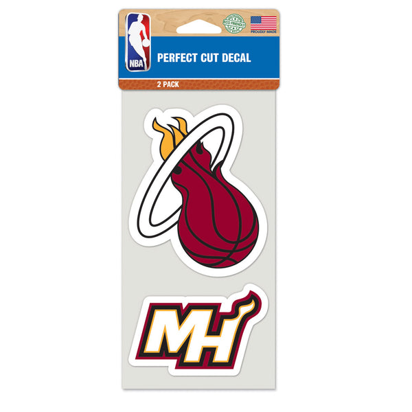 Miami Heat 2 Pk Color Decal Set – Fan Treasures