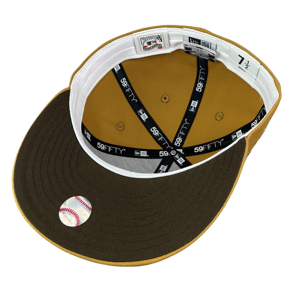 59FIFTY New York Yankees Tan/Brown "Timbs" 2000 World Series Patch ...